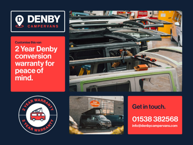 2023 VW T6.1 Transporter Campervan SWB Indium Grey A1541 For Sale | Denby